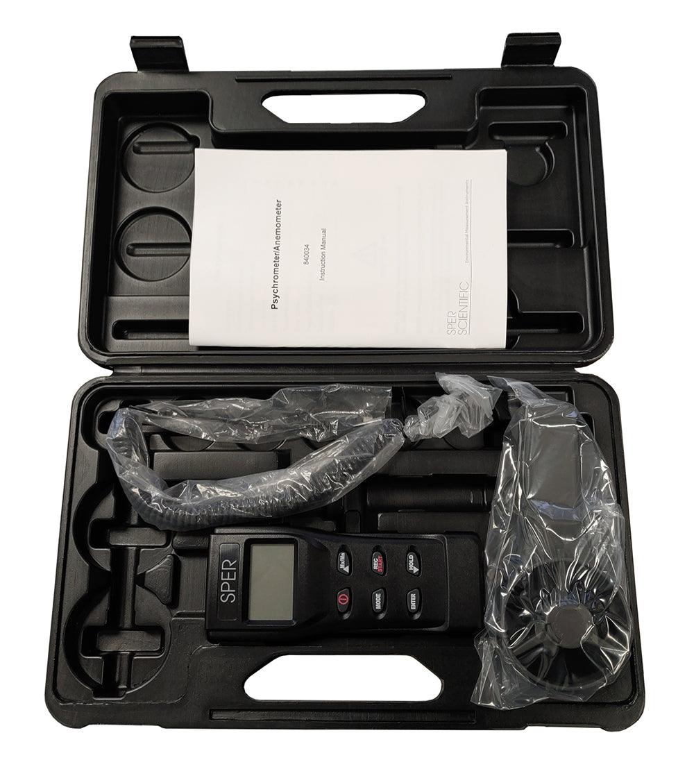 Psychrometer Anemometer for Accurate Weather Measurement – Sper ...