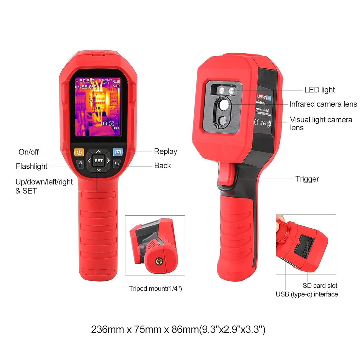 High-Performance Thermal Imaging Camera with Extended Temperature Rang ...