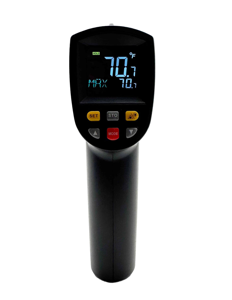 High Temp IR Thermometer - Non-Contact 12:1 Laser Sight – Sper ...