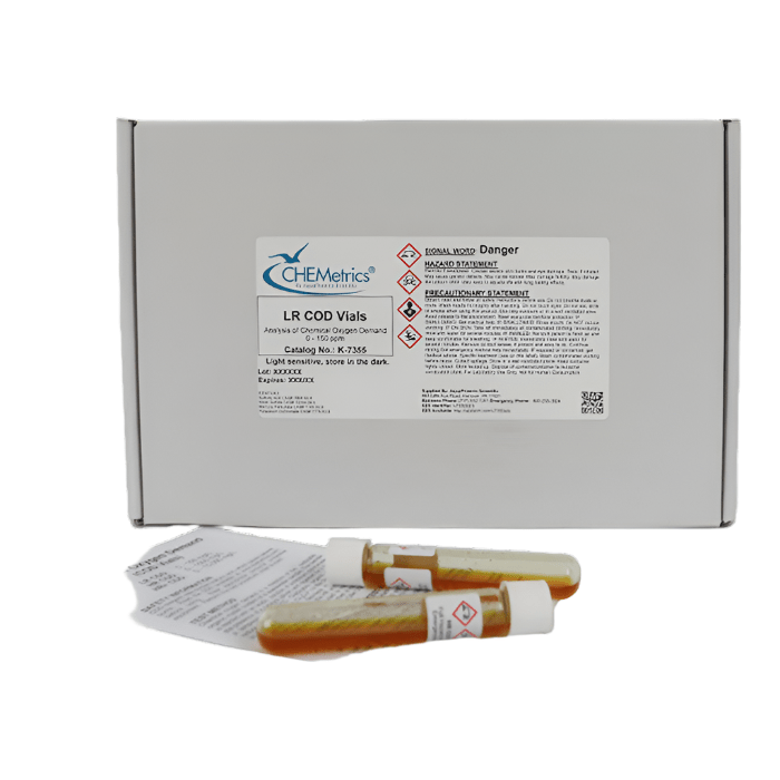 Low Range COD Vials - US EPA Accepted – Sper Scientific Direct