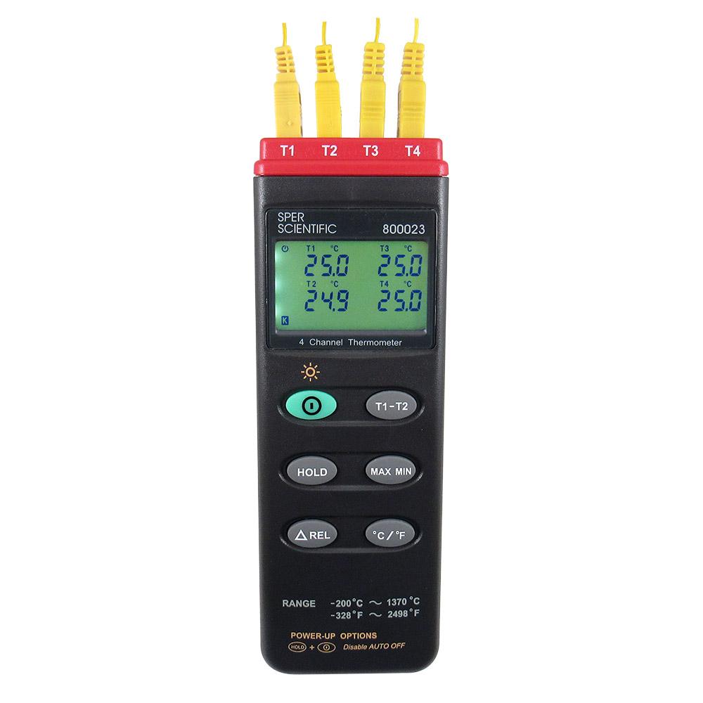 4-Channel Thermometer – Sper Scientific Direct