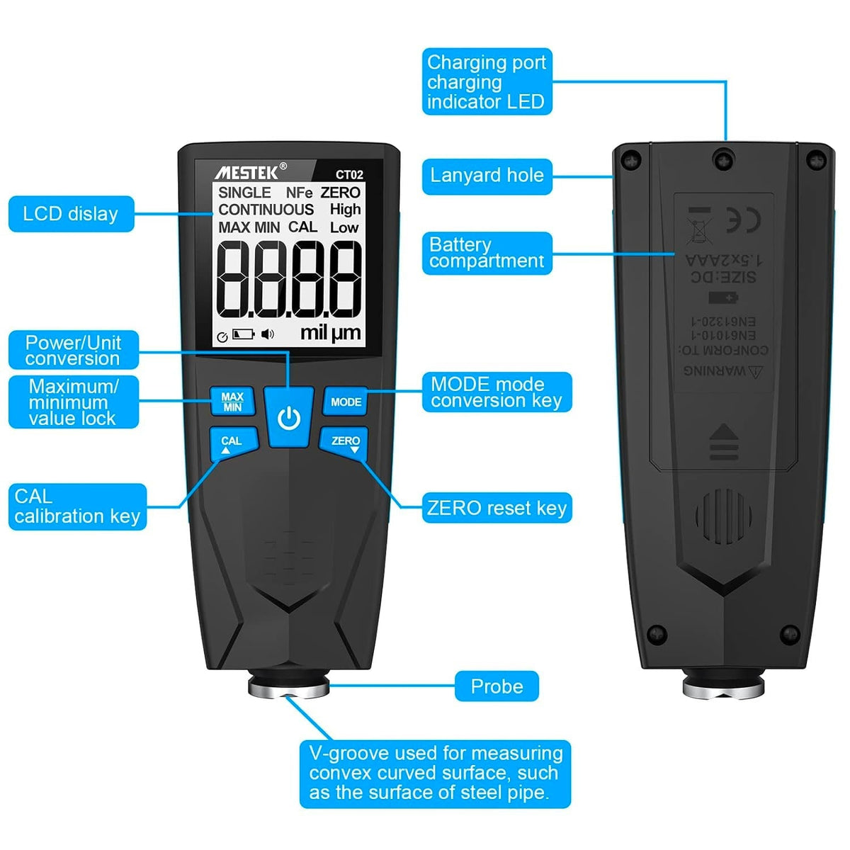 Coating Thickness Tester – Sper Scientific Direct