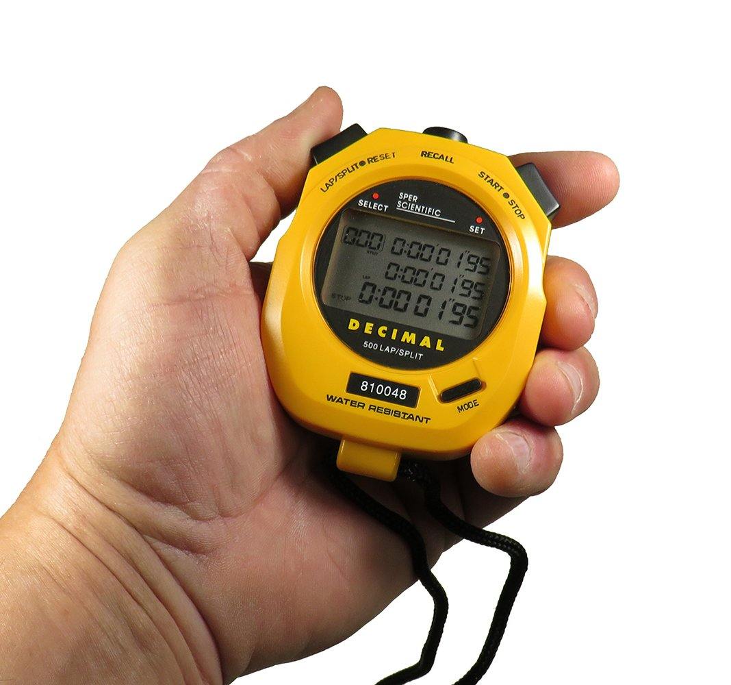 Advanced Decimal Display Stopwatch – Sper Scientific Direct
