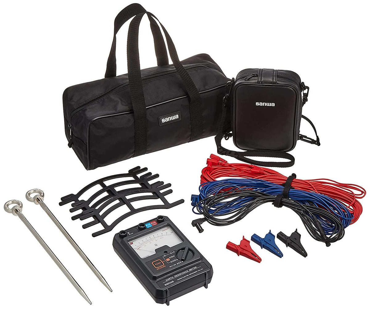 Sanwa PDR302 | Portable Earth Tester with Phase Detection | Sanwa ...